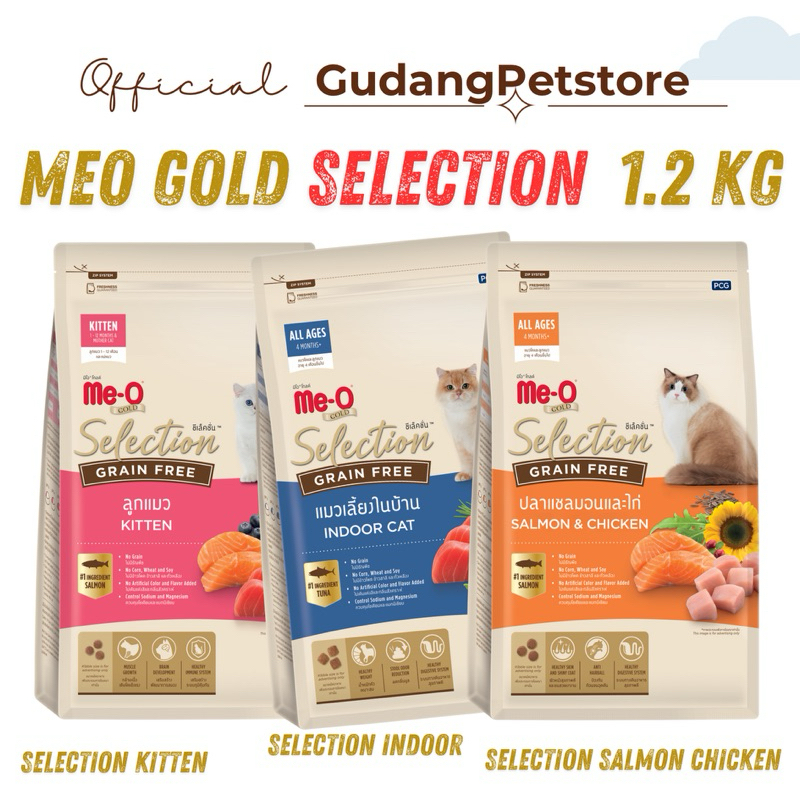 Jual MEO GOLD SELECTION GRAIN FREE Makanan Kucing Super Premium ...