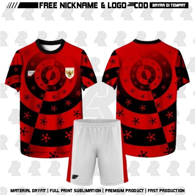 Jual Jersey Training Timnas Indonesia Red WCQ 2025 Pre-Macth Printing ...