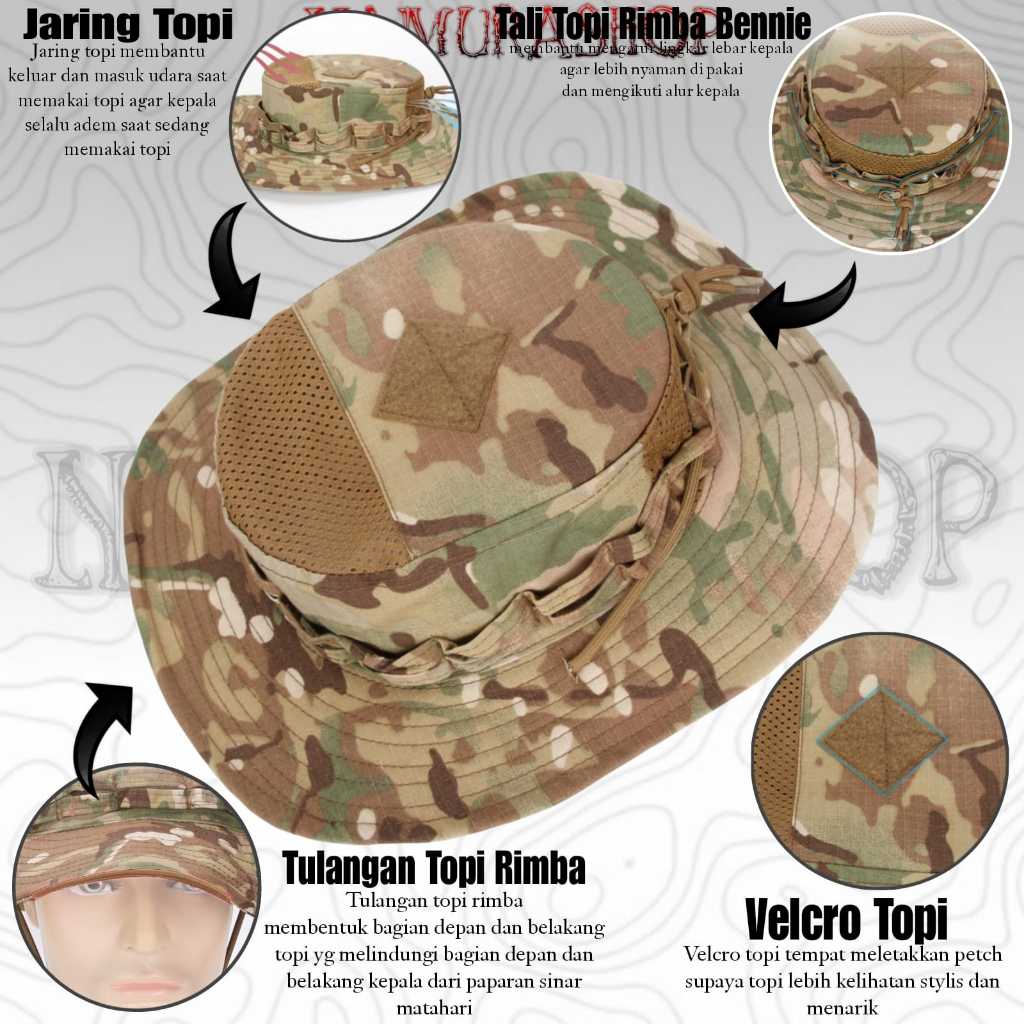 Jual [Topi Rimba New] Topi Rimba Pria Model Baru Topi Pria Outdoor Topi ...