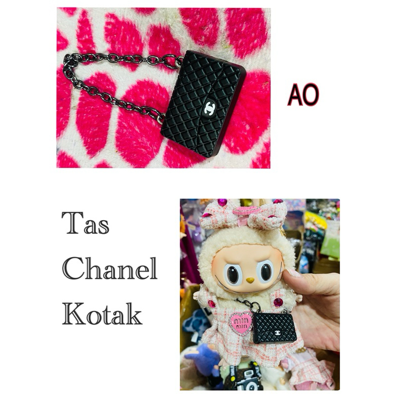 Jual aksesoris labubu tas chanel kotak labubu makaron | Shopee Indonesia