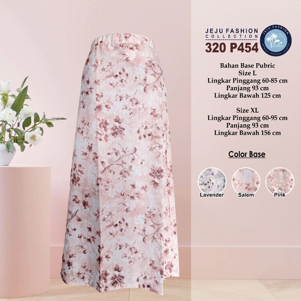 Jual FLORAL SKIRT / ROK MOTIF BUNGA WANITA KOREAN STYLE - P454 | Shopee ...