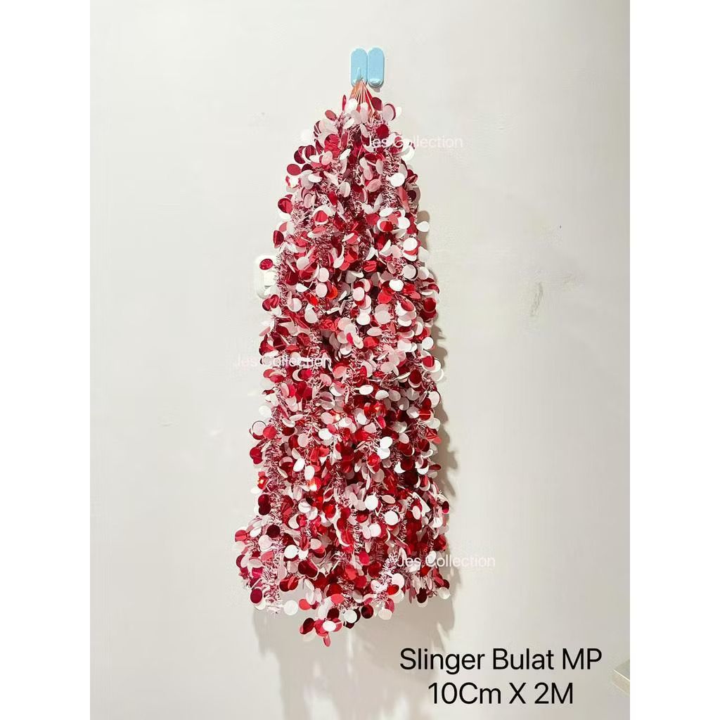 Jual SLINGER 17 AGUSTUS TINSEL HUT RI DIRGAHAYU KEMERDEKAAN MERAH PUTIH ...