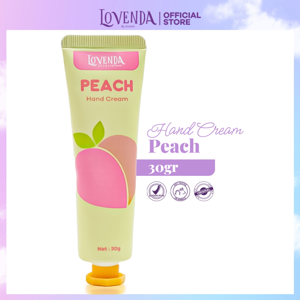 Jual Lovenda Hand Cream - PEACH - Cream Tangan Shea Butter | Aloe ...