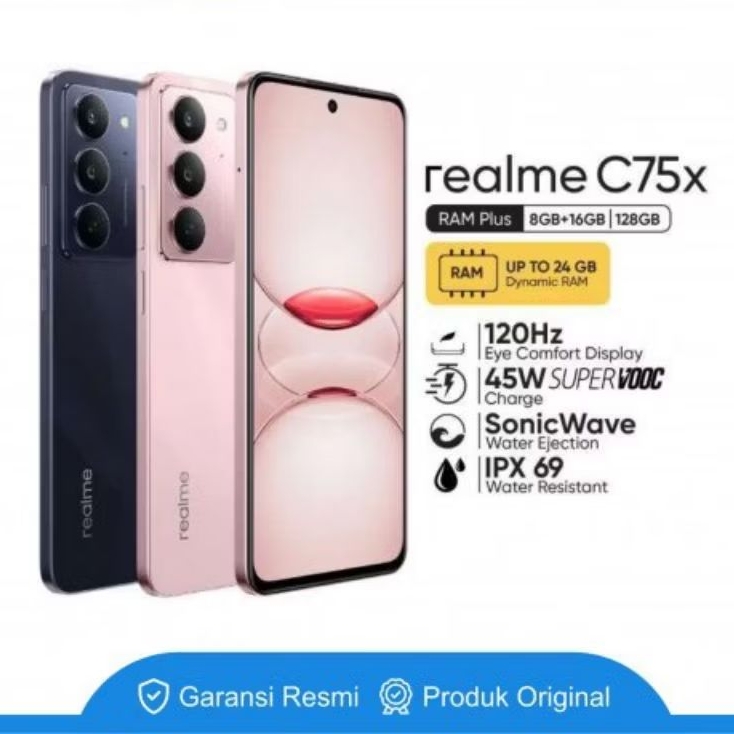 Jual Realme C75X NFC RAM 8GB ROM 128GB Garansi Resmi | Shopee Indonesia