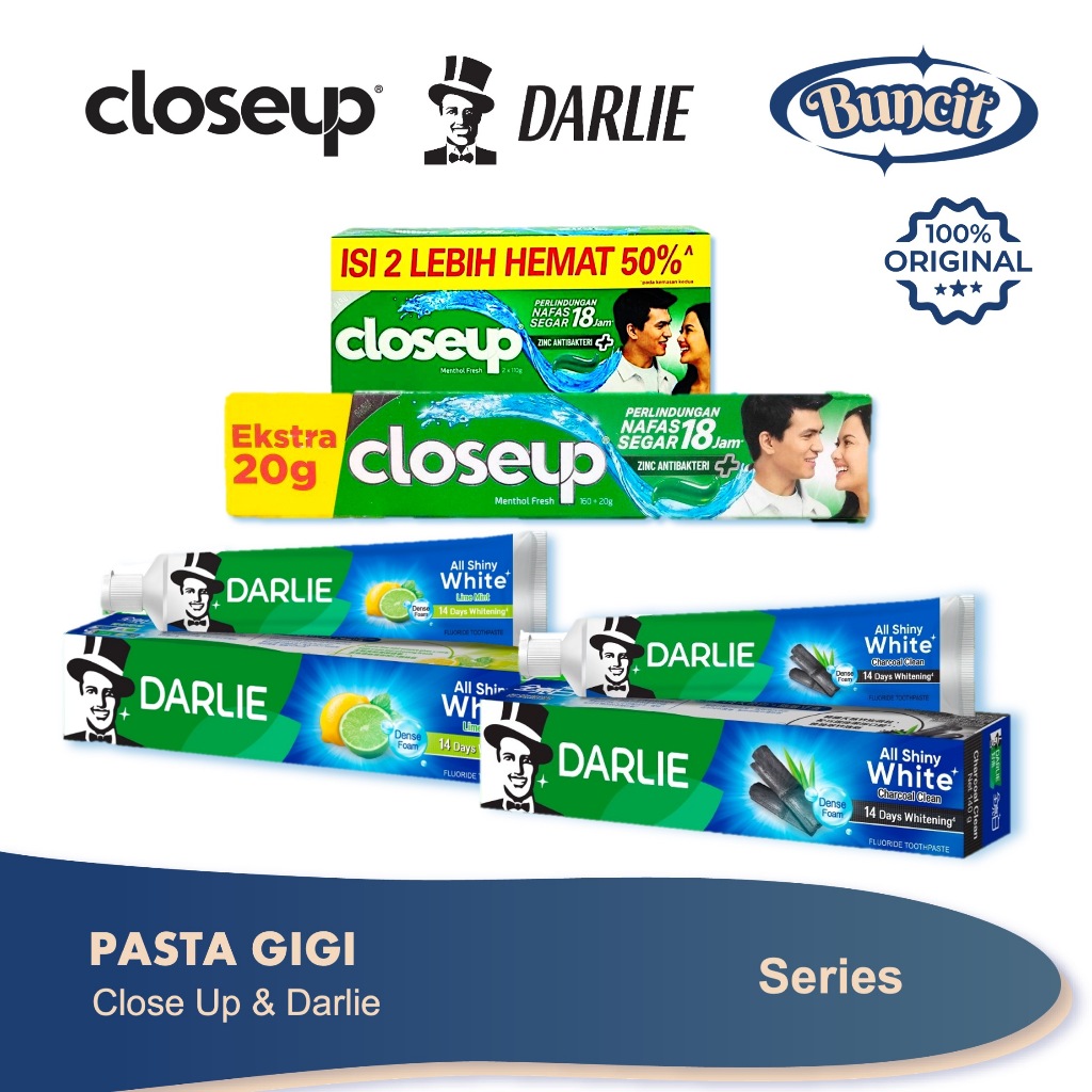 Jual Odol Close Up / Odol Darlie / Pasta Gigi Close Up Menthol Fresh ...