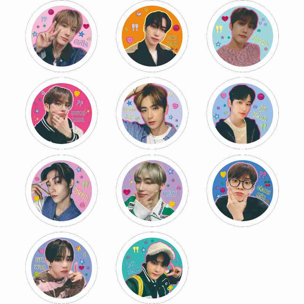 Jual Freebies Kpop PIN BROS THE BOYZ/Freebies Kpop PIN PENITI THE BOYZ diameter 4,4cm | Shopee ...