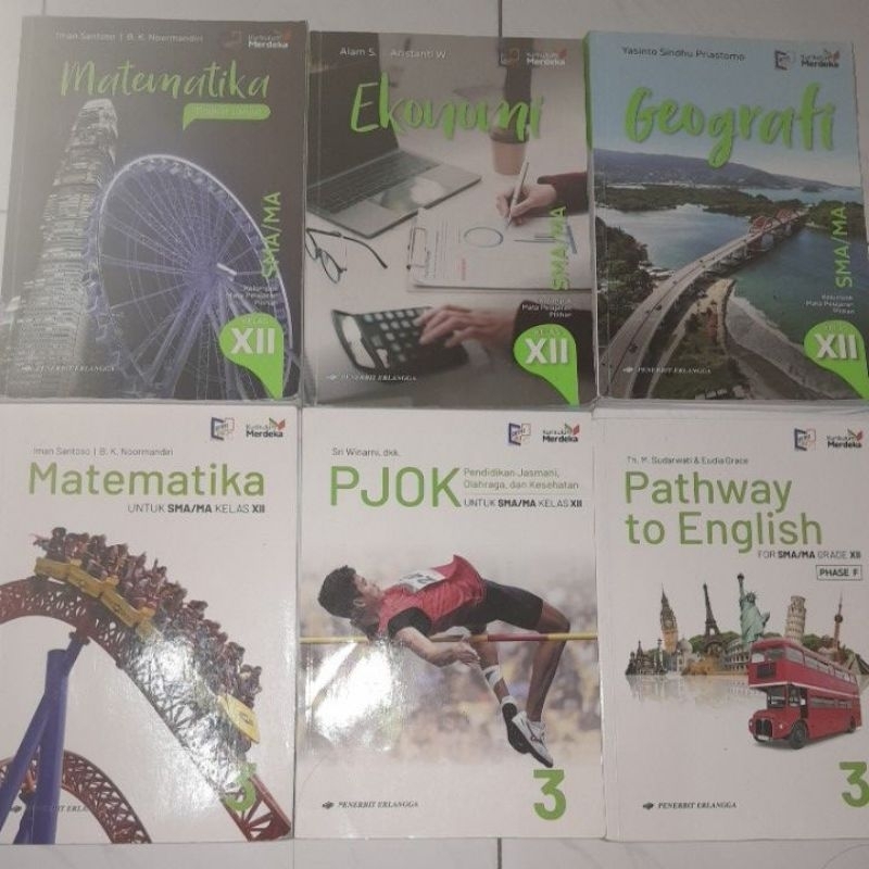 Jual BUKU KURIKULUM MERDEKA SMA KELAS 12 PENERBIT ERLANGGA | Shopee Indonesia