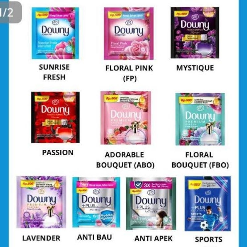 Jual Downy Sachet 500 | Shopee Indonesia