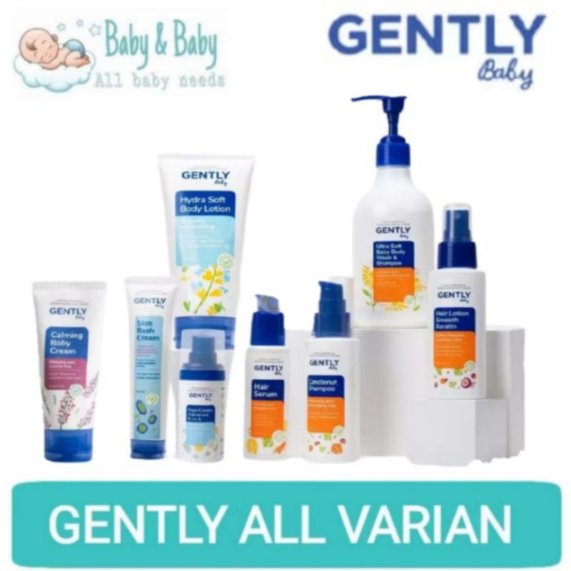 Jual GENTLY Calming Baby Cream | GENTLY Candlenut Shampoo | GENTLY Hair ...