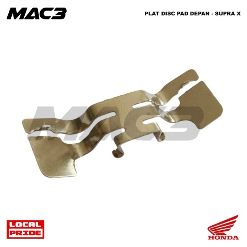 Jual mac3 plat tahanan disc brake pad spring plate disc supra x karisma ...