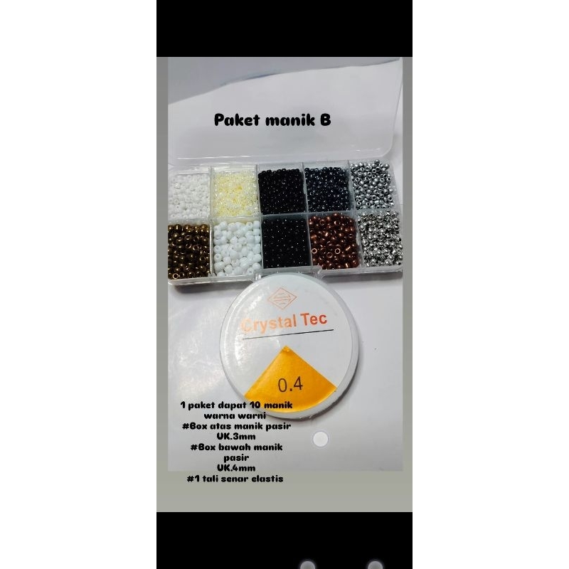 Jual paket manik pasir 1 set isi 10 macam macam warna | Shopee Indonesia