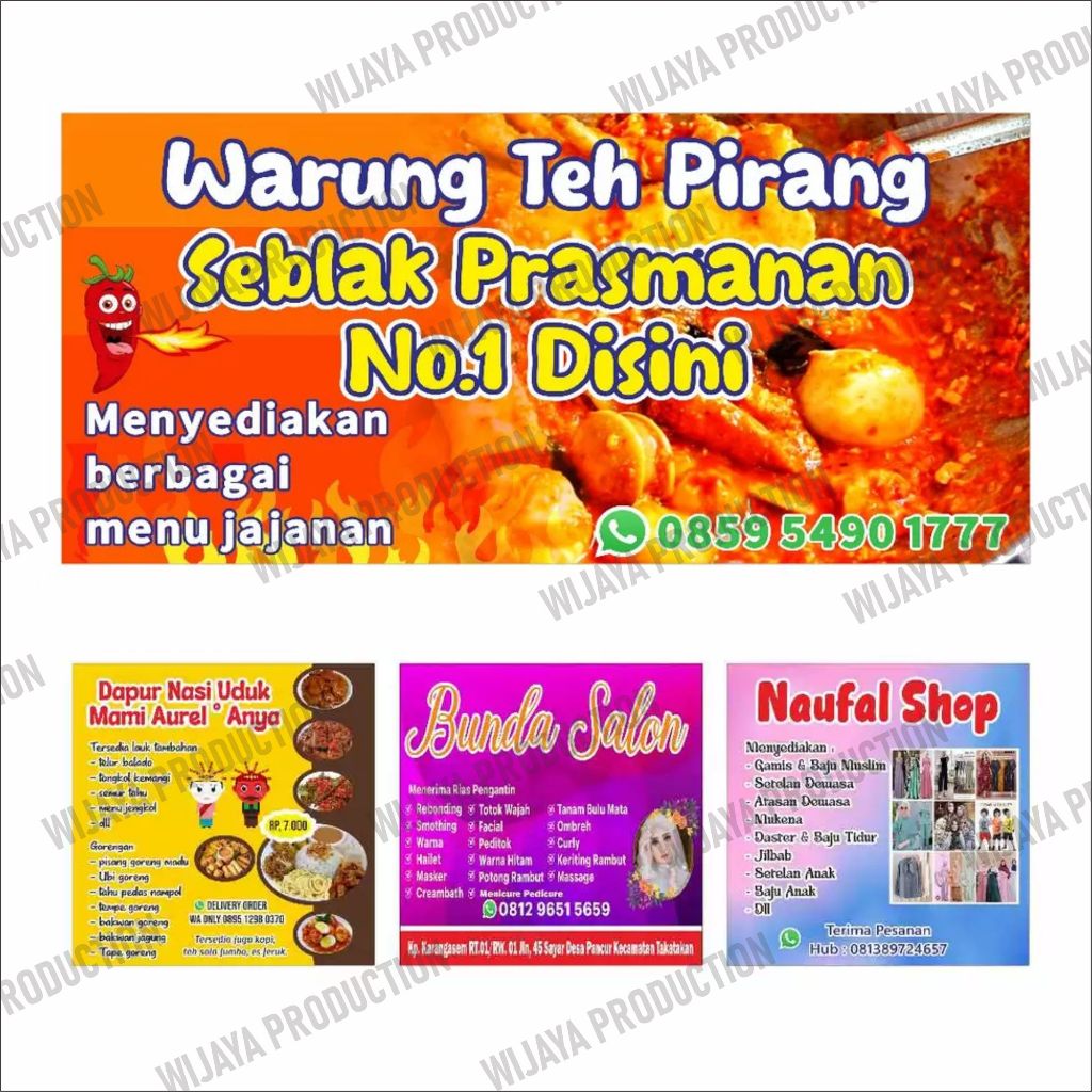 Jual ( PROMO ) Cetak Banner Cetak Spanduk SEHARI Digital Print Outdoor ...