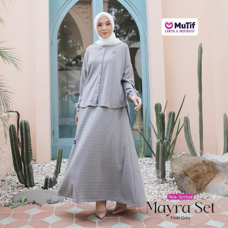 Jual MUTIF MAYRA SET FROST GREY | Shopee Indonesia