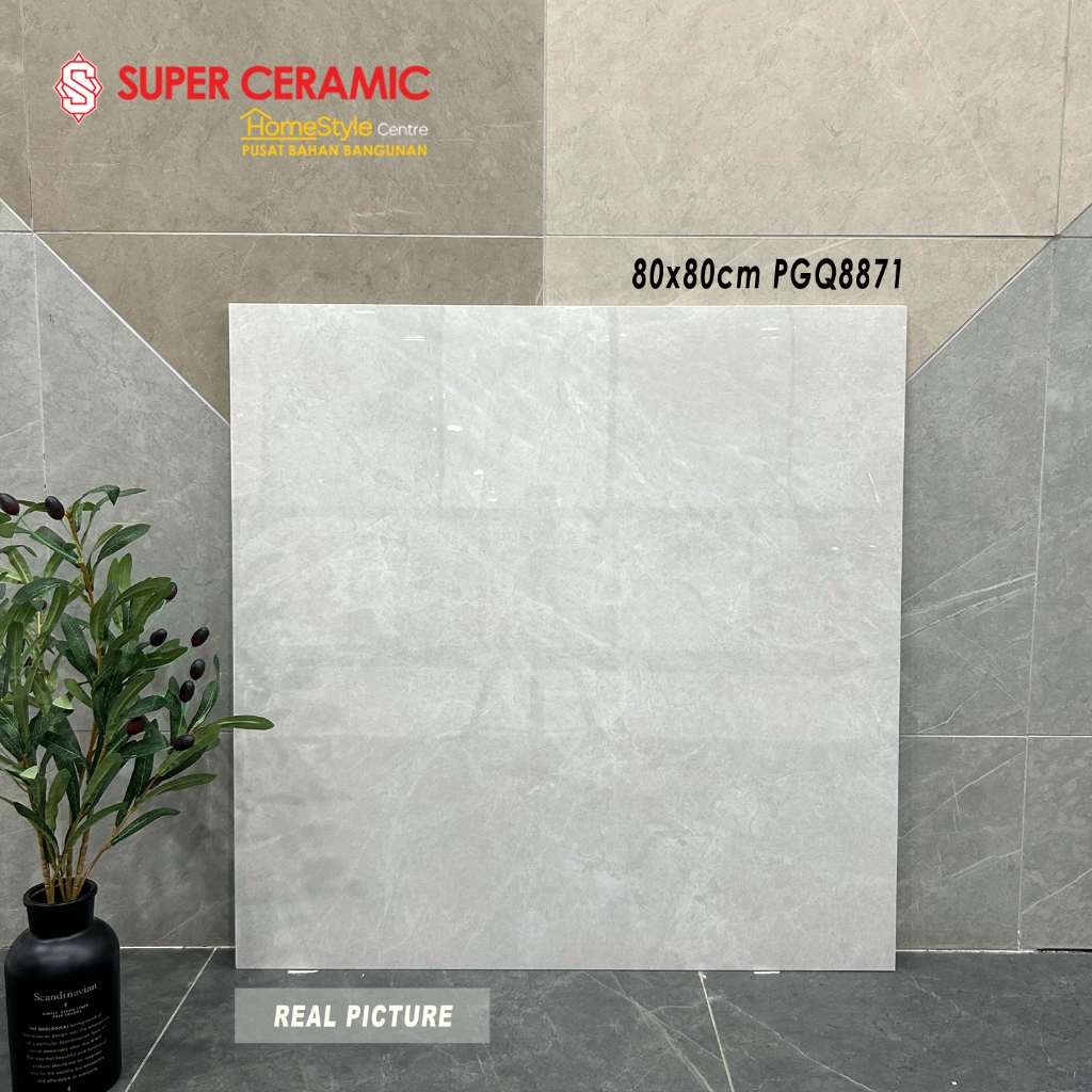 Jual 80x80 Porcelain Tile Granit Lantai Dinding - PGQ8871 | Shopee ...