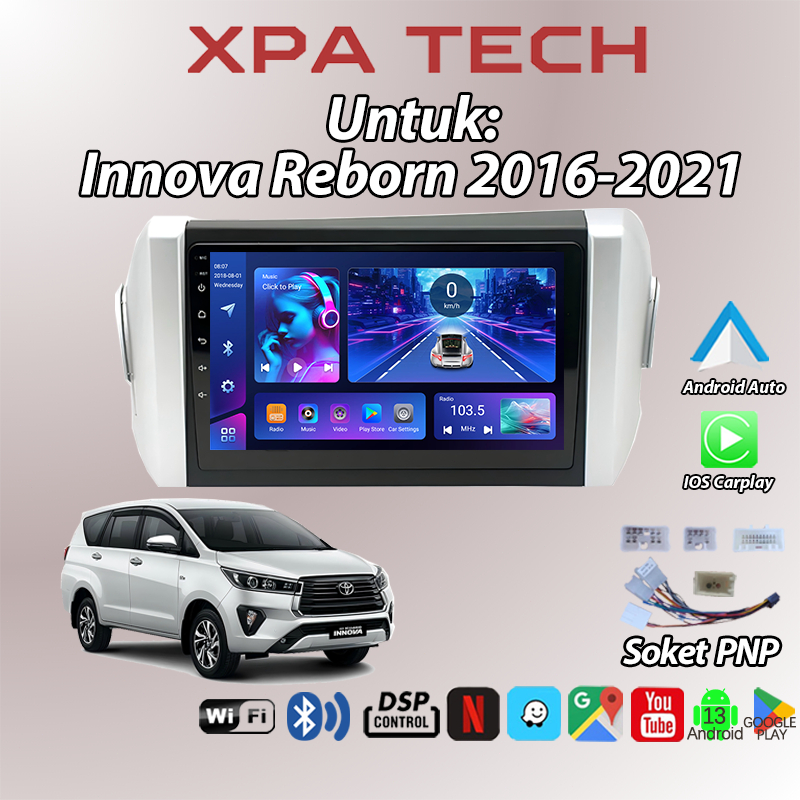 Jual 8+64G Head Unit Untuk Innova Reborn 2016-2021 Android 15 Mobil ...