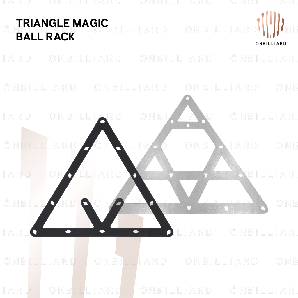 Jual Triangle Magic Ball Rack Sheet Billiard Pro Segitiga Biliar ...