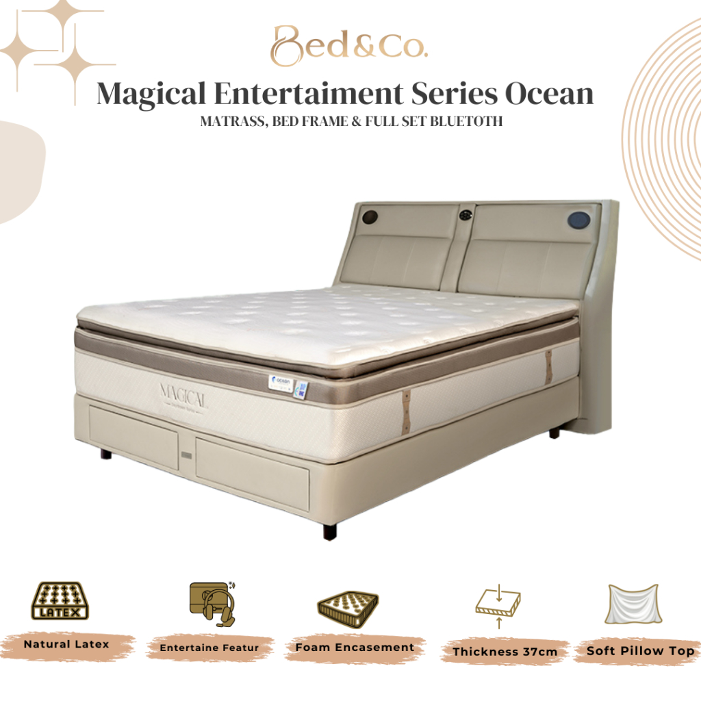 Jual Ocean Matrass Springbed - Kasur Magical Entertainment Bluetooth ...