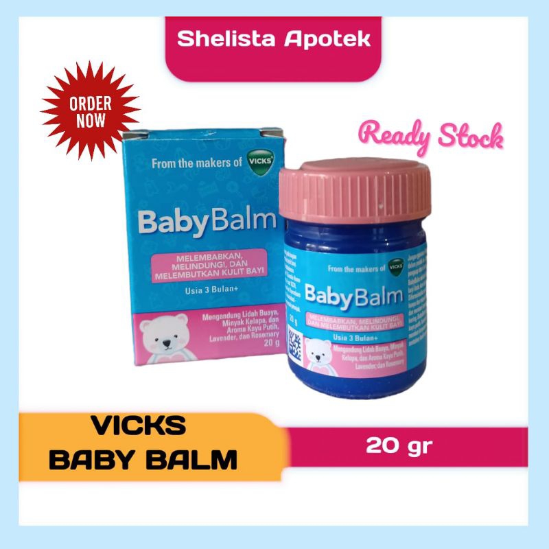 Jual VICKS Baby Balm 20 gram / Balsem untuk Bayi | Shopee Indonesia