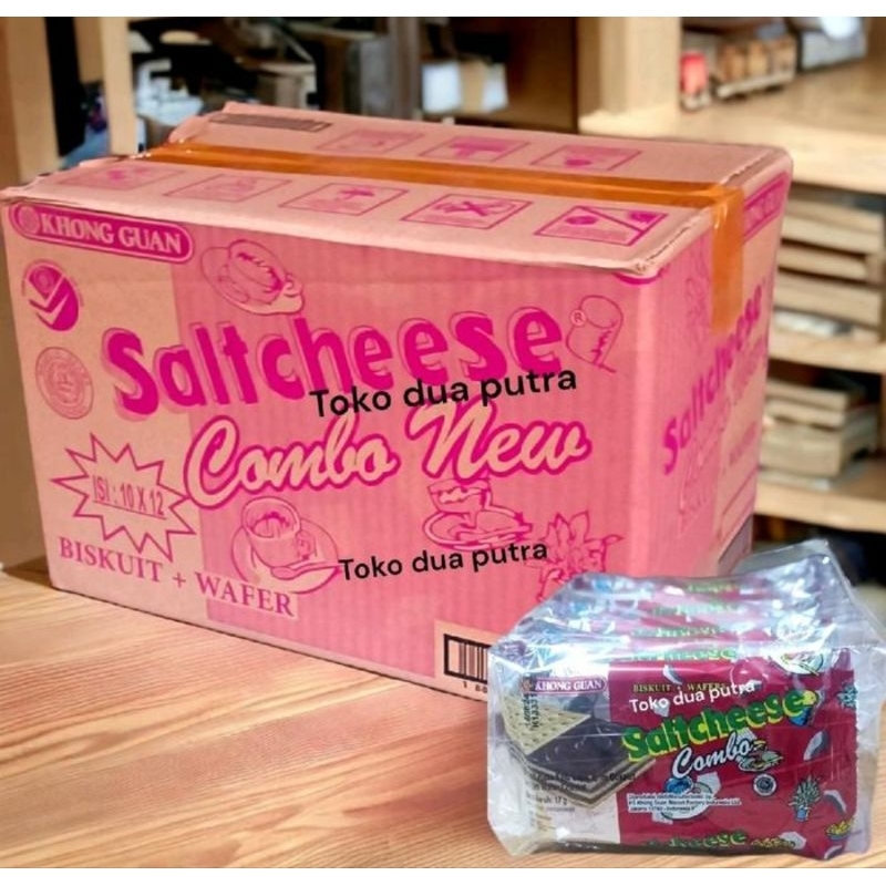 Jual 1 dus Biskuit Khong Guan SALTCHEESE COMBO RENCENG | Shopee Indonesia