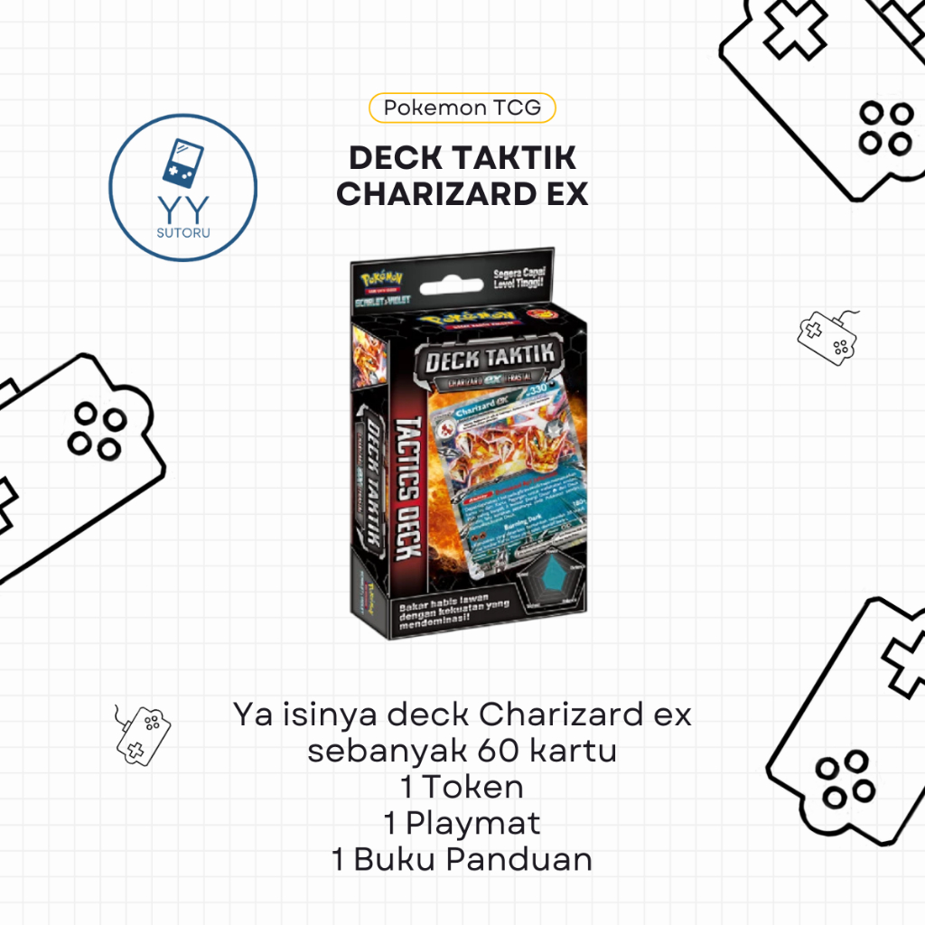 Jual Starter Deck Pokemon TCG Indonesia Deck Taktik - Charizard Miraidon Garchomp Meowscarada ...