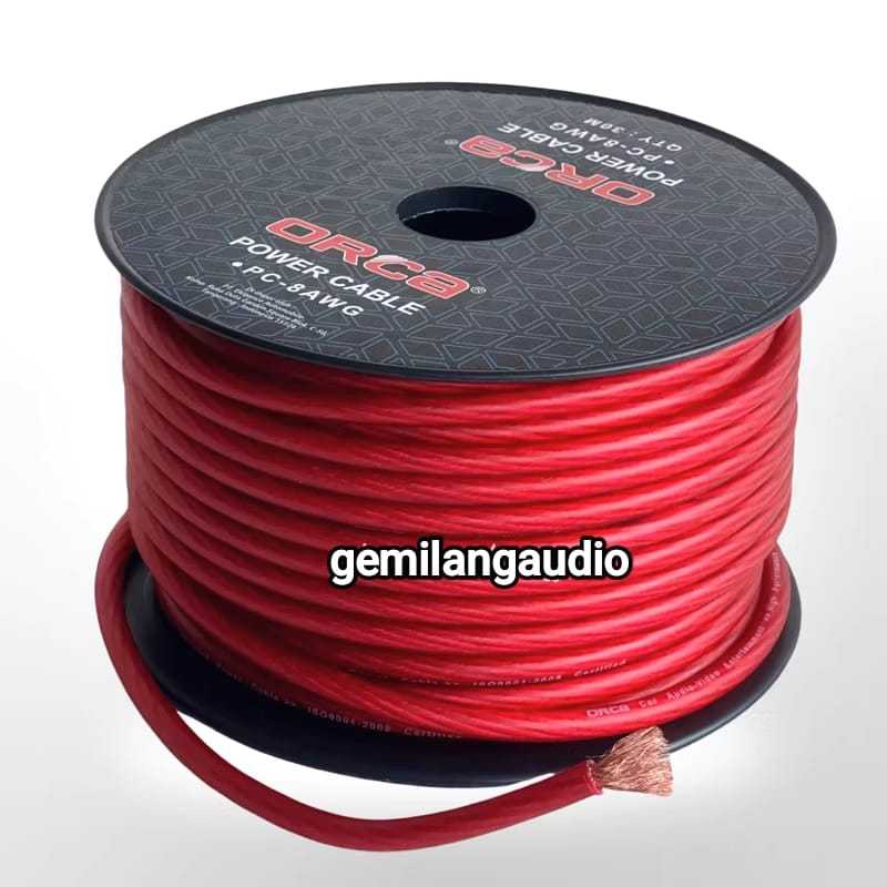 Jual Kabel Strum Kabel 8 Awg Merk Orca 1 Roll Panjang 30 Meter | Shopee ...
