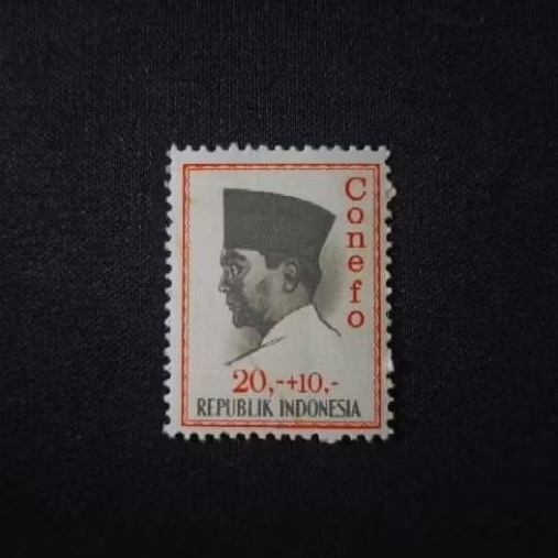 Jual Perangko Indonesia Seri Presiden Soekarno Conefo 1964—Nominal Rp20 ...