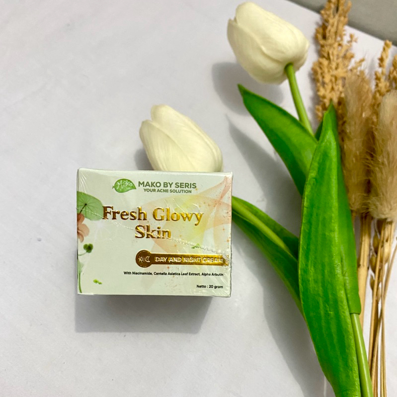Jual Mako By Seris Fresh Glowy Skin Day And Night Cream 20gr | Shopee ...