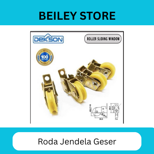 Jual Roda Jendela Geser Dekkson Roda Sliding Window Dekson | Shopee ...