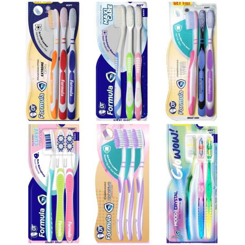 Jual isi 3 - Formula sikat gigi kemasan hemat sensitive white curve ...