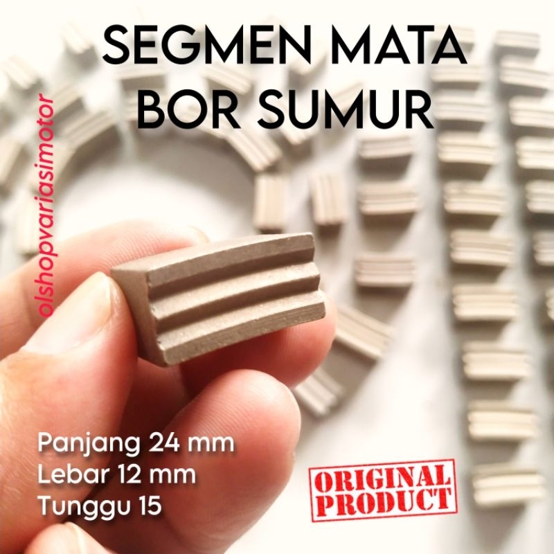 Jual Segmen Mata Bor Sumur/Core Bits Mata Bor Tembus Batu/Untuk Batuan ...