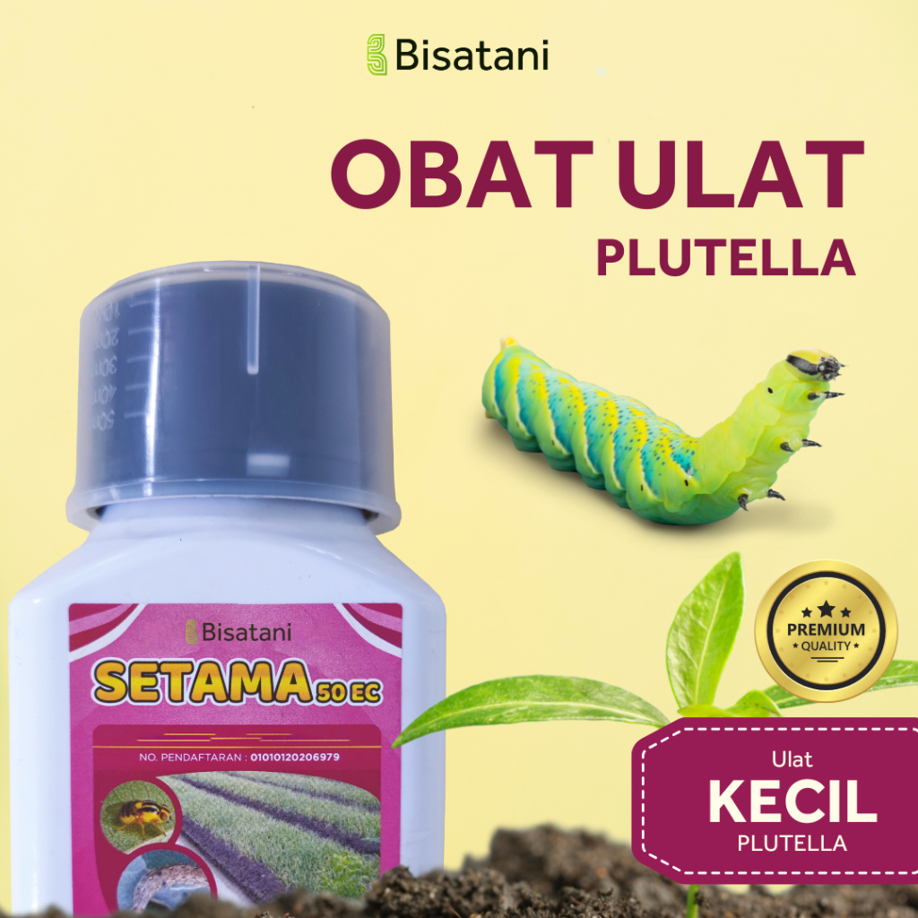 Jual Bisatani - Pestisida Obat Hama Ulat Kecil Setama 100ml / Obat Ulat ...