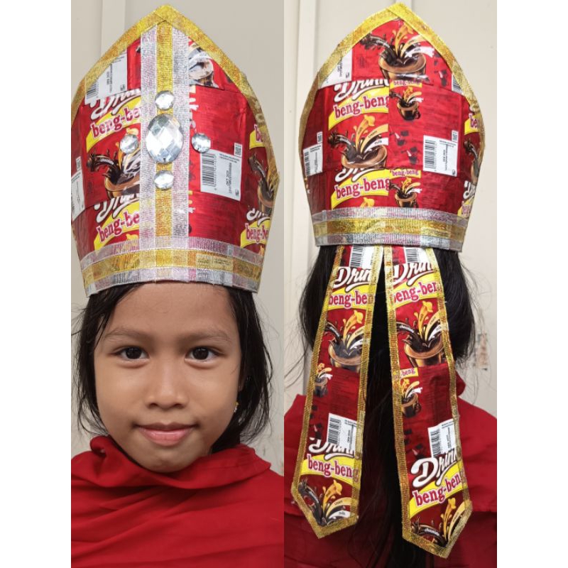Jual Mitra-Mitre topi Uskup Paus Katholik pope hat daur ulang sachet ...