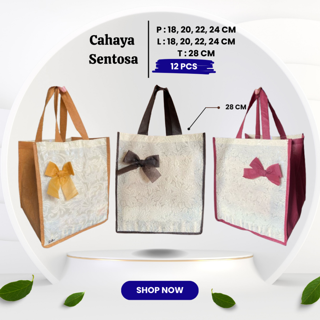 Jual [12 pcs] Tas Kain Hajatan Embos Kombinasi Uk Dus 18, 20, 22 | Pree ...