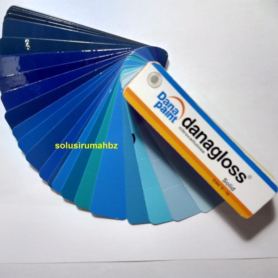 Jual KATALOG CAT WARNA DANAGLOSS NC NITROCELLULOSE DANAPAINT CAT MOBIL ...
