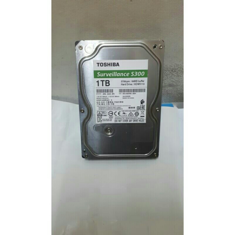 Jual HDD HARDDISK CAMERA CCTV 1TB TYPE SATA UKURAN 3"5INCH HDD INTERNAL ...