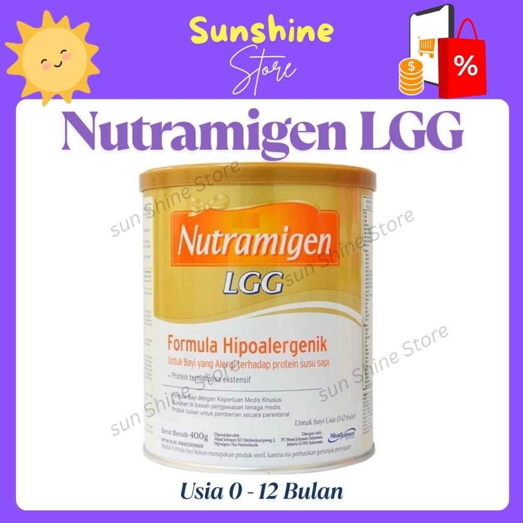 Jual NUTRAMIGEN LGG - Kaleng - 400 gr - Formula Hipoalergenik (Usia 0 ...