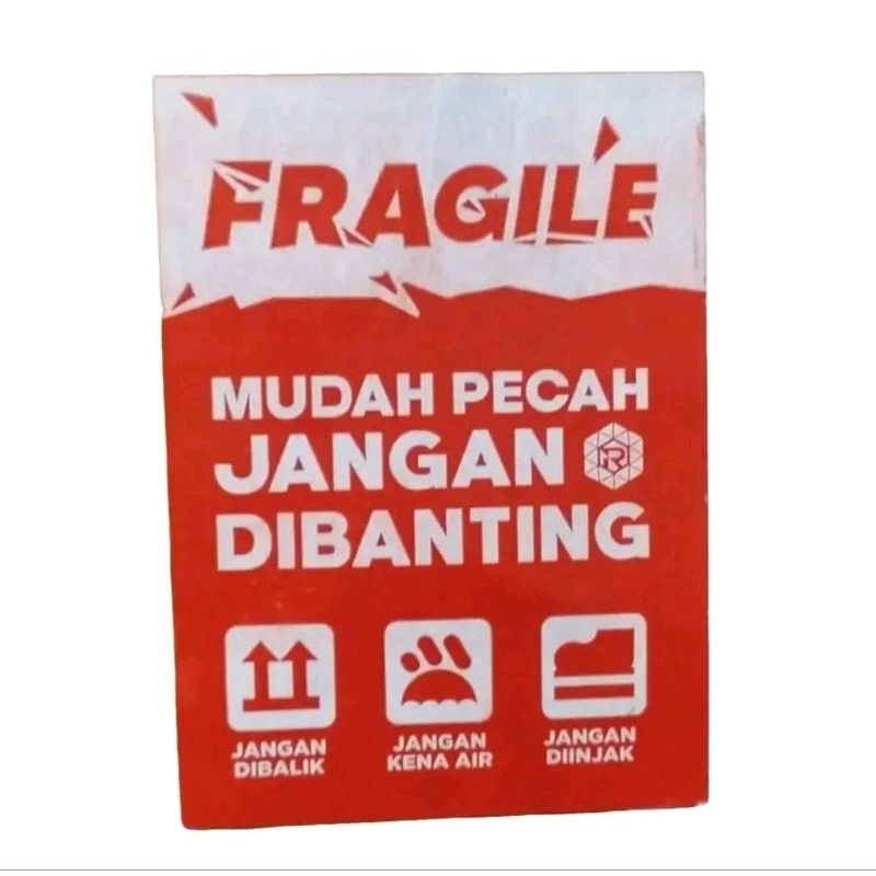 Jual Tambahan Stiker Fragile Mudah Pecah Jangan Dibanting pada ...