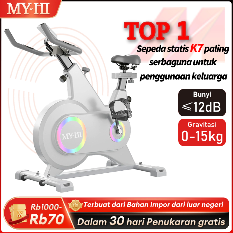 Jual MY-HI Sepeda statis K7 Spinning Bike Tes Detak Jantung Sepeda ...