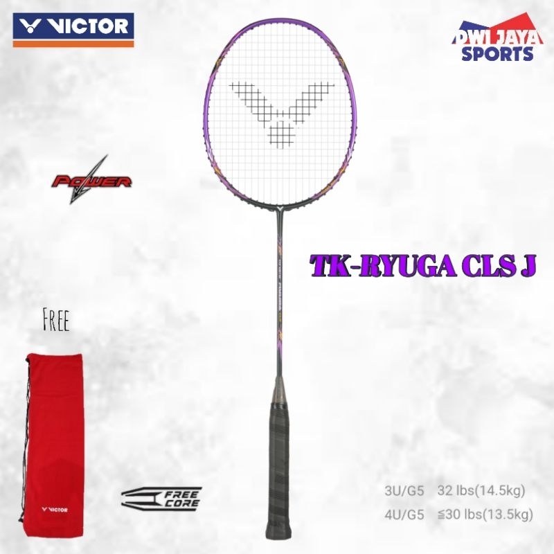 Jual New Raket Badminton Victor Thruster RYUGA CLS J | Victor TK RYUGA ...