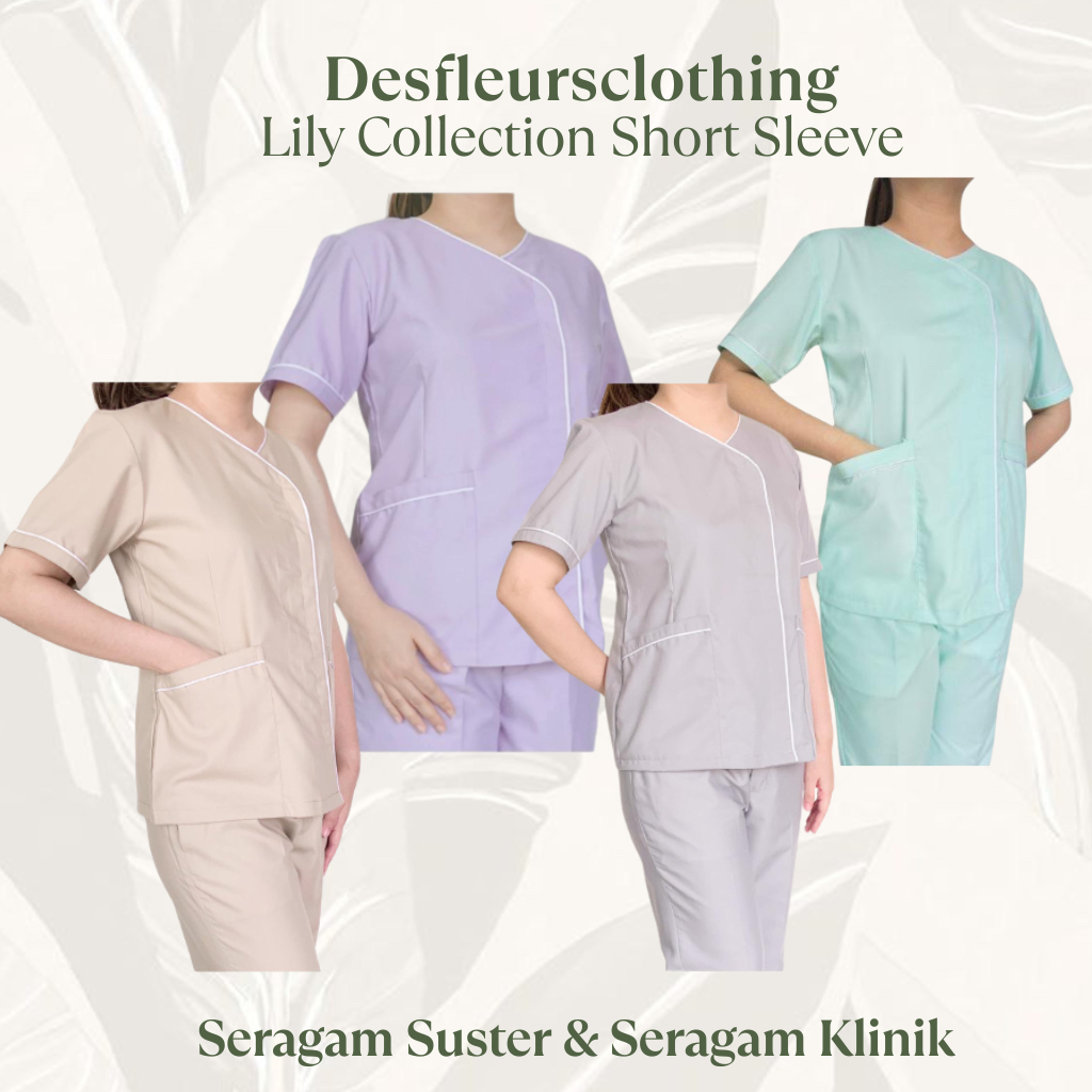 Jual Baju Seragam Suster Seragam Klinik Seragam Salon Lily Collection ...