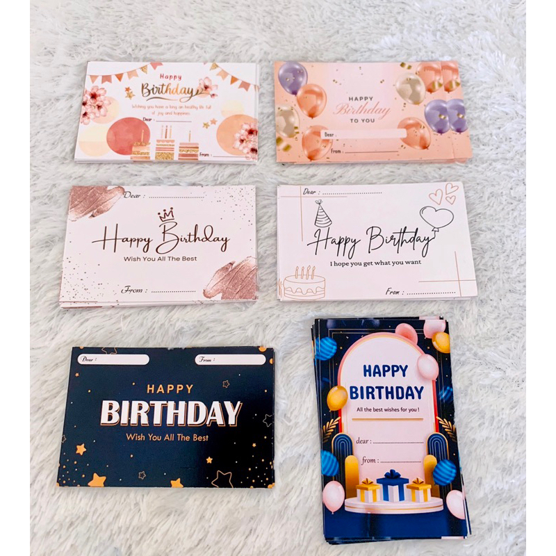 Jual KARTU UCAPAN HAPPY BIRTHDAY / KARTU UCAPAN ULANG TAHUN | Shopee ...