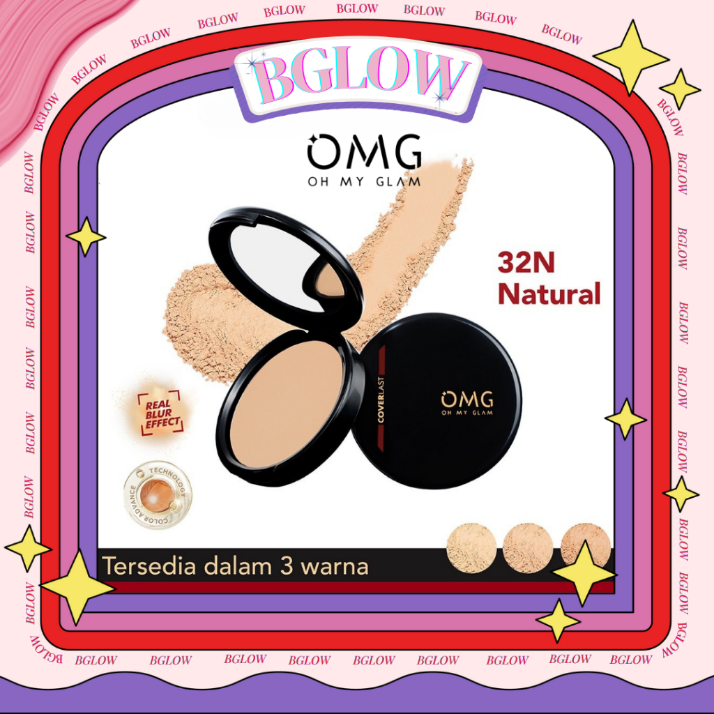 Jual OMG Oh My Glam Coverlast Two Way Cake 12 g - Bedak Padat Kontrol ...
