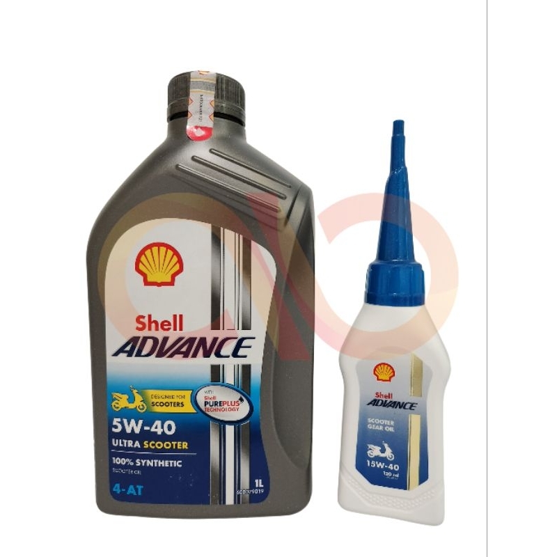 Jual Shell | Paket Oli Motor Matic Advance Ultra Scooter 5W-40 1 Ltr ...