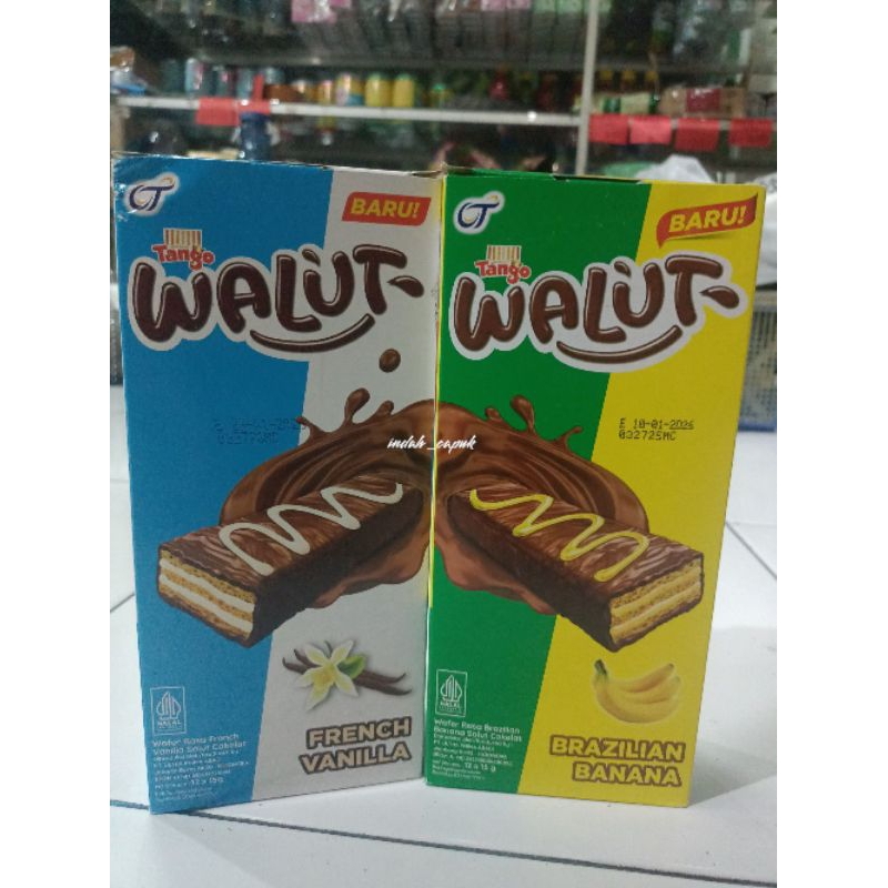 Jual TANGO WALUT WAFER MIX COKLAT ISI 12 PCS / BOK DENGAN 3 VARIAN ...