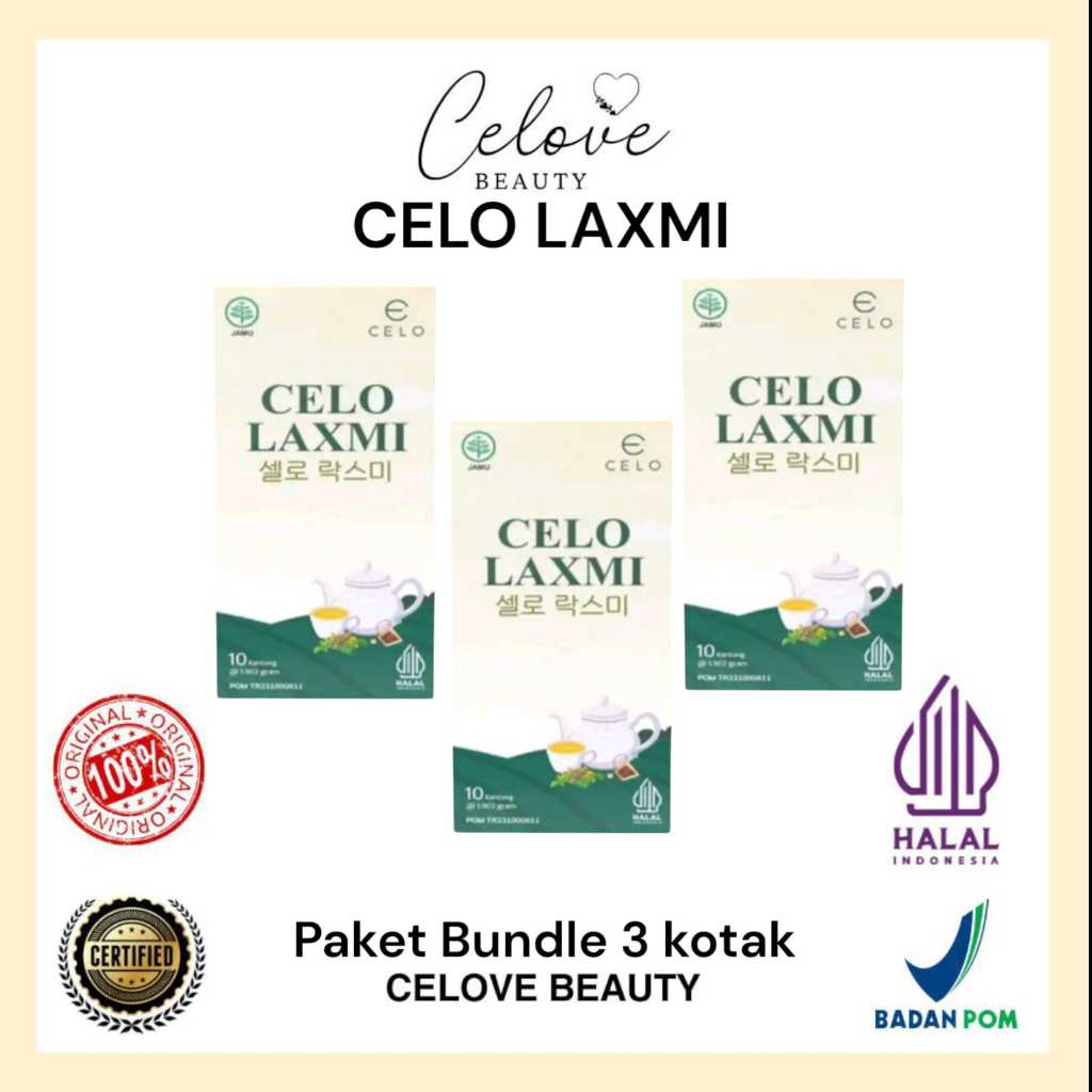 Jual [ READY STOCK ] CELO LAXMITEA CELO LAXMI CELO BEAUTE TOX PEACH TEA ...