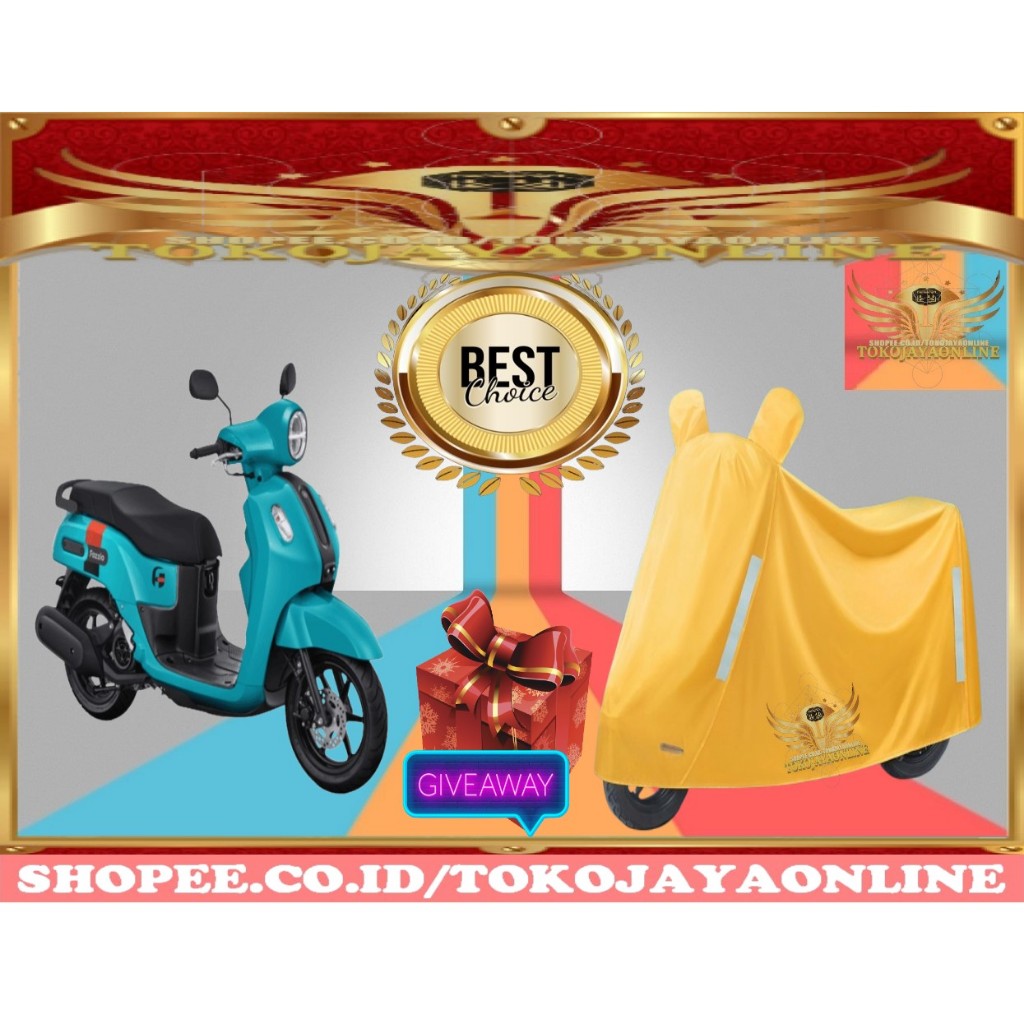 Jual SELIMUT MOTOR FAZZIO STYLO SCOPY DAPAT HADIAH GIVE AWAY TINGAL ...