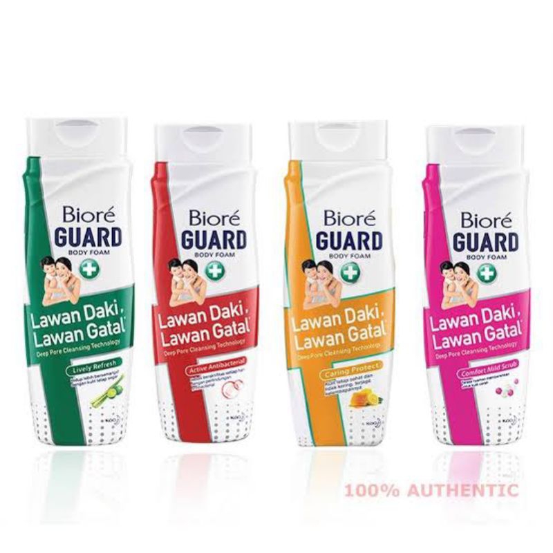 Jual BIORE GUARD BODY WASH SABUN CAIR BOTOL NETTO 100 ML | Shopee Indonesia