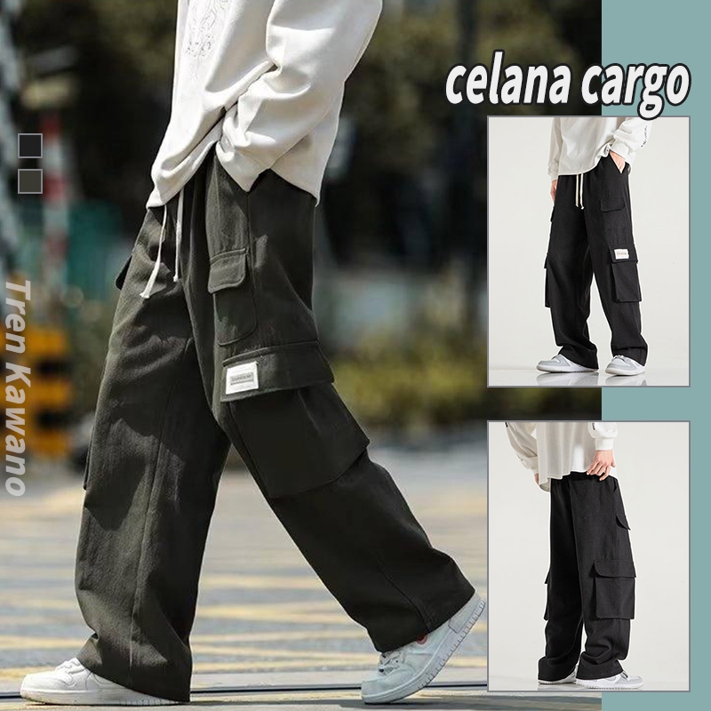 Jual Celana cargo pria Cargo pants Celana panjang pria terbaru 2025 korean style casual fashionl ...