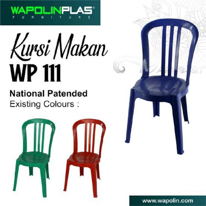 Jual KURSI HAJATAN/KURSI MAKAN WAPOLIN TYPE 111 (TYPE 111 Lebih Tebal ...