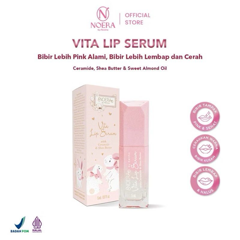 Jual New Noera Vita Lip Serum Noera By Reisha | Noera Lip Gel Noera Lip ...
